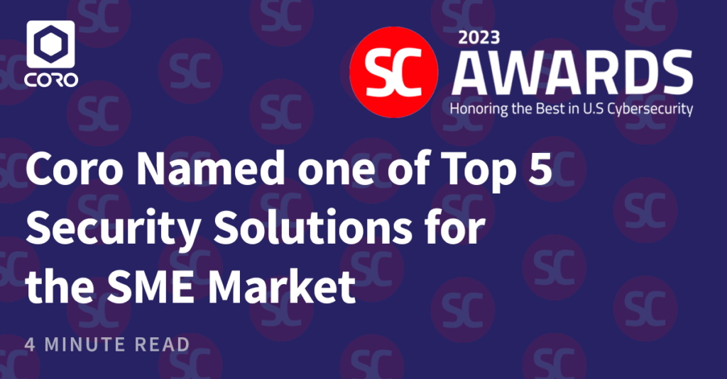 Coro wins editor’s choice and cutting-edge AI | Blog